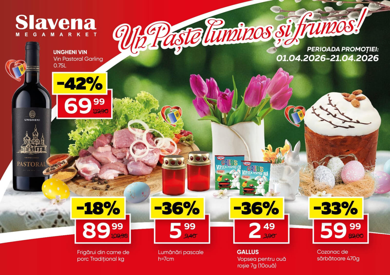 Каталог Slavena 01.04 - 21.04.2026 | Акции Молдова